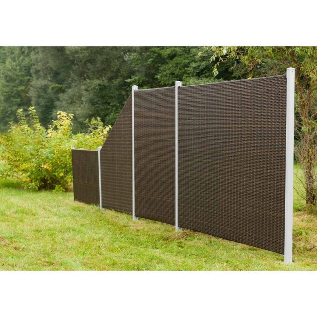 Płot panelowy 180 x 180 cm jednostronny Rattan Art Ogrodzenia i płoty ... Płot panelowy 180 x 180 cm jednostronny Rattan Art Ogrodzenia i płoty ...